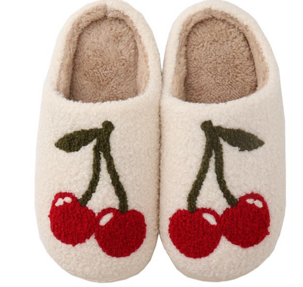 Cherries Slippers – All There Boutique